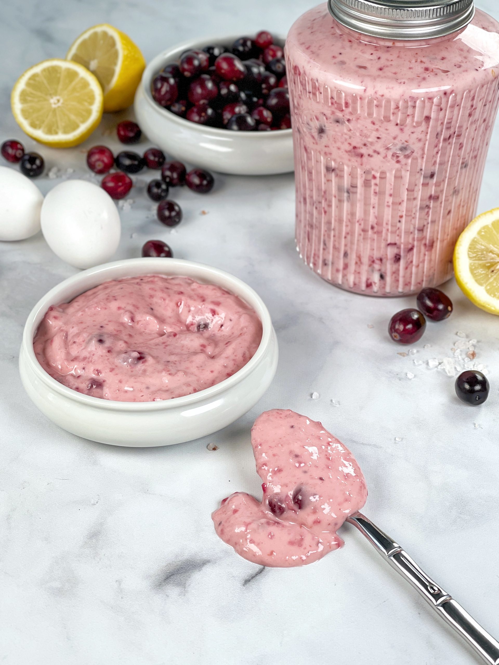 Cranberry Mayonnaise - Carrie Brown | Keto | LowCarb